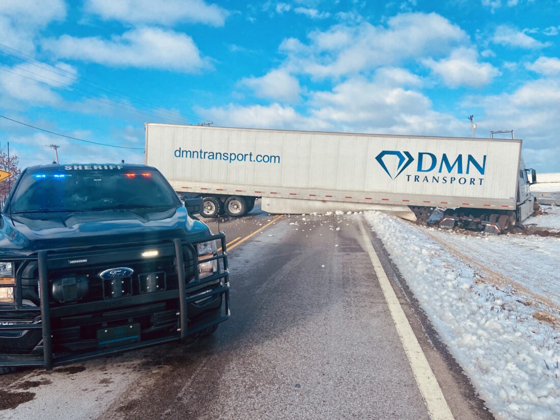 From a sideways semi-truck to power outages, snow and high winds ...